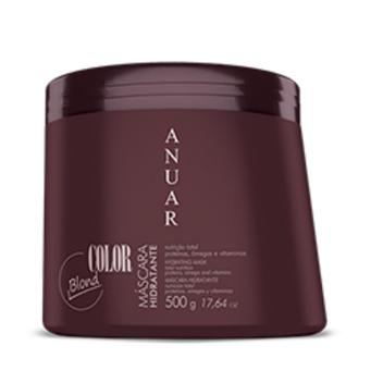 Máscara Hidratante Cabelos Loiros e com Luzes Color Blond 500g - Anuar ...