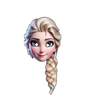 Máscara Infantil Frozen Realista Elsa Ou Ana - SGB MODAS - Fantasia ...