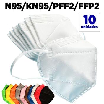 Máscara Infantil N95 / KN95 / PFF2 10 Unidades Coloridas - Exmedi ...