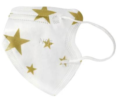 MÁSCARA INFANTIL N95 / KN95 / PFF2 100 UN. COLORIDAS Dourado - Exmedi ...