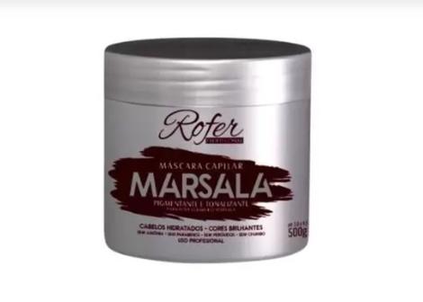 Máscara matizadora marsala rofer - Rofer Profissional 500g - Matizador ...
