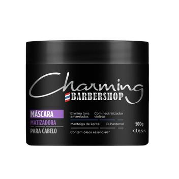 Máscara matizadora para cabelo 500g charming barbershop cless ...