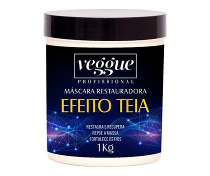 Máscara Reconstrução Capilar Efeito Teia Veggue Profissional 1kg ...