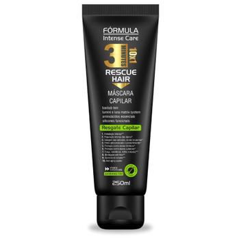 Máscara Reconstrução Total em 3 Minutos Rescue Hair 101 250ml Fórmula ...