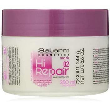 Máscara reparadora de cabelo Salerm Cosmetics Salerm Hi Repair 02 250mL ...