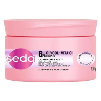 Máscara Seda Luminous UV 6% Glycol + Vita C 300g - Máscara Capilar ...