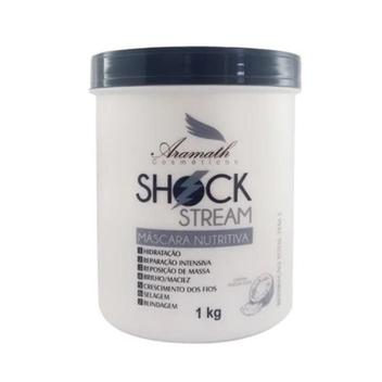 Mascara Shock Stream Reparação Total 7X1 Aramath 1Kg - Máscara Capilar ...