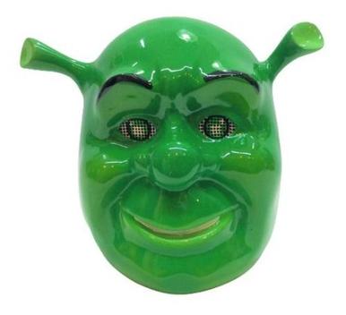 Máscara Shrek,fibra,trenzinhos Da Alegria,fantasias - Palhaçaria & Cia ...