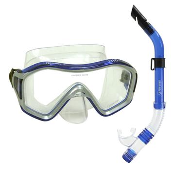 Máscara Snorkel Respirador para Mergulho Pesca Sub - KIT RIO Fun Dive ...