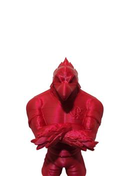 Mascote Urubu Flamengo 3D Com Base Simbolo - Generico - Colecionáveis ...