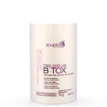 Mask Gold Liss B-tox Máscara Com Efeito Botox Souple Liss 1k ...