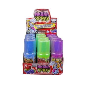 Maska Spray Bala Liquida Spay Caixa Com 12 unidade Kids Zone - Balas ...