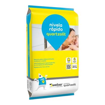 Massa Autonivelante Nivela Rápido Weber 20kg Quartzolit - RG ...