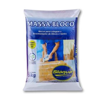 Massa Bloco Polimérica Tijolos Parede Casa 5kg - Silaqua - SILÁQUA ...