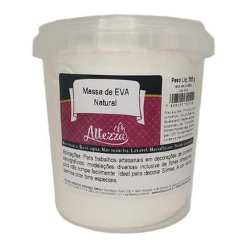 Massa de EVA Natural 350g Slime Pula Pula e Molda Textura Macia Para ...