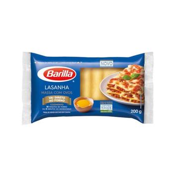 Massa Italiana Barilla para Lasanha com Ovos 200g - Macarrão - Magazine ...