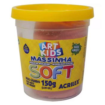 Massa modelar 150g amarelo pele Acrilex - Massinha - Magazine Luiza