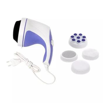 Massageador Elétrico Orbital 360 Portátil com 5 Acessórios Relaxamento ...