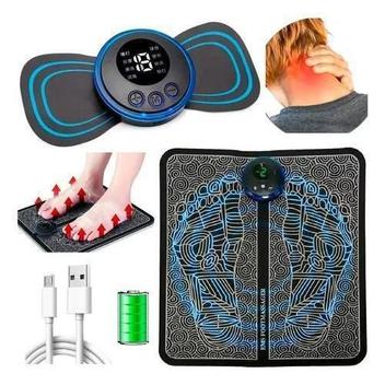 Massageador Ems Kit Tapete Pés + Pescoço Coluna Perna Lombar - Shopbr ...