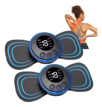 Massageador Portátil Recarregável Dor Coluna Pescoço EMS ...