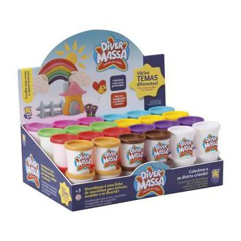 Massinha De Modelar Caixa Com 48 Potes Varias Cores - Divertoys ...