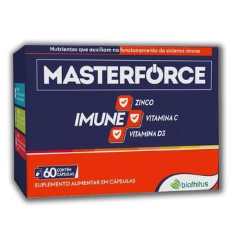 Masterforce Pro Imune 60 cápsulas - Biophitus - Triptofano - Magazine Luiza