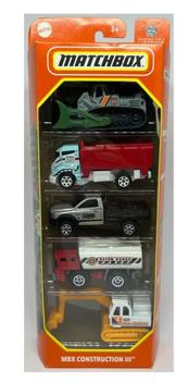 Matchbox - Pack de 5 MBX Construction III - Hot Wheels - Carrinhos e ...