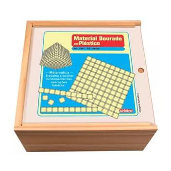 Material Dourado 611 Peças Plásticas Brinquedo Pedagógico Montessori ...