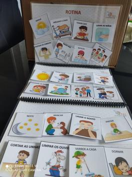 Material Estruturado Pedagógico Rotina diária para autistas - rotina ...