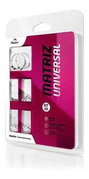 Matriz Universal Maquira Kit 50 Matrizes + 2 Grampos + 8 Protetores ...