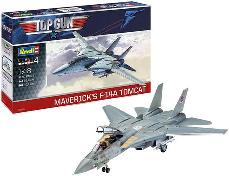 Maverick F-14A Tomcat Top Gun 1/48 Rev03865 Revell 3865 - Modelismo ...