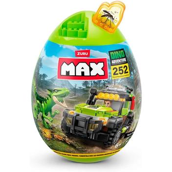 Max Dino Adventure 252 Peças Raptor Force Ovo Candide 25003 - Blocos de ...