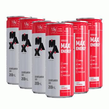 Max Energy Fardo (6 unid. 269ml) - Sabor: Framboesa - Max Titanium ...