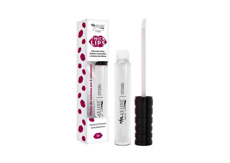 Max Love - Gloss Thick Lips 5ml - Gloss e Brilho Labial - Magazine Luiza