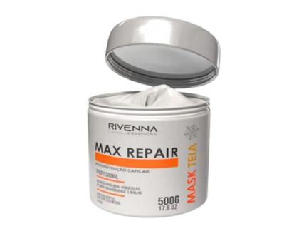 Max Repair Reconstrução Capilar 500G Rivenna Professional - Kit de ...