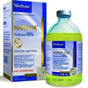 Maxflor - Florfenicol 40% 100mL - Virbac - Dermatológico Pet - Magazine ...