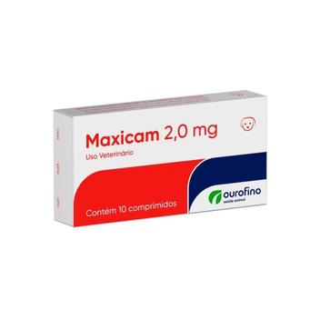 Maxicam 2,0mg Meloxicam Ourofino 10 Comprimidos - Ouro Fino - Outros ...