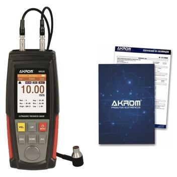 Medidor de Espessura por Ultrassom (0,01 mm) com Certificado de ...
