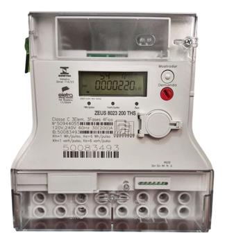 Medidor Trifásico 200A - Policarbonato UV e Antifraude - Eletra ZEUS 8023 200a THS - Máquina de ...