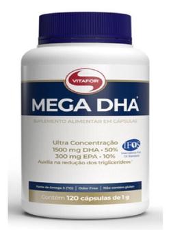 Mega Dha 1500mg Dha E 300mg Epa (120 Caps) - Vitafor - Banho e Tosa - Magazine Luiza