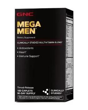 Mega Men GNC 180 tablets Multivitamínico Mega Men - GNC Live ...