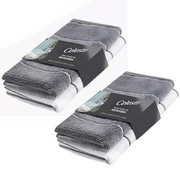 Mega Panão Kit 4 Unids Pano de Chão Limpeza em Microfibra 80x50cm ...