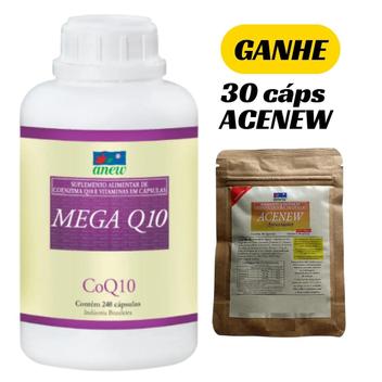 Mega Q10 Anew 240 caps + 30 caps Acenew Anew - Kit de Suplementos ...