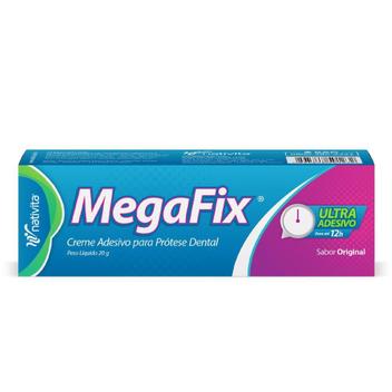 Megafix creme adesivo sabor original com 20g - NATIVITA - Fixador de ...