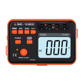 Megôhmetro Digital Portátil 2500V 20 GIGAOHMS IP-60D+ Impac - Megômetro ...
