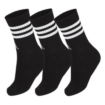 Meia Adidas 3S 38 ao 40 - Pack com 03 Pares - Preta - Meia - Magazine Luiza