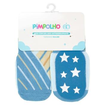 Meia antiderrapante - masculino - tamanho 16 a 20 0009897 - pimpolho ...
