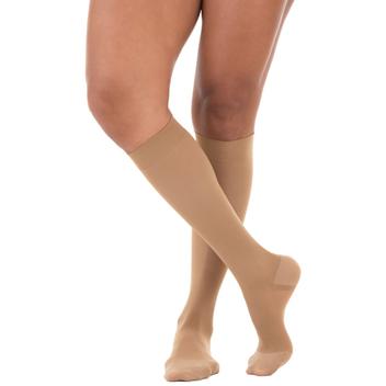 Meia de Compressão 3/4 6000 Venosan - Bronze - 20-30mmHg - Fechado - M - Meia de Compressão ...