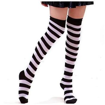 Meia Listrada 7/8 Wandinha fio 20 Lika Nenê - Meia - Magazine Luiza