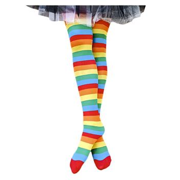 Meia Longa Colorida Emília Helanca Fantasia Cosplay - Apollo Festas ...